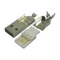 CONECTOR USB A MACHO P/CABO - Beta Componentes Eletrônicos