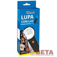 LUPA MANUAL C/LAMPADA - Beta Componentes Eletrônicos